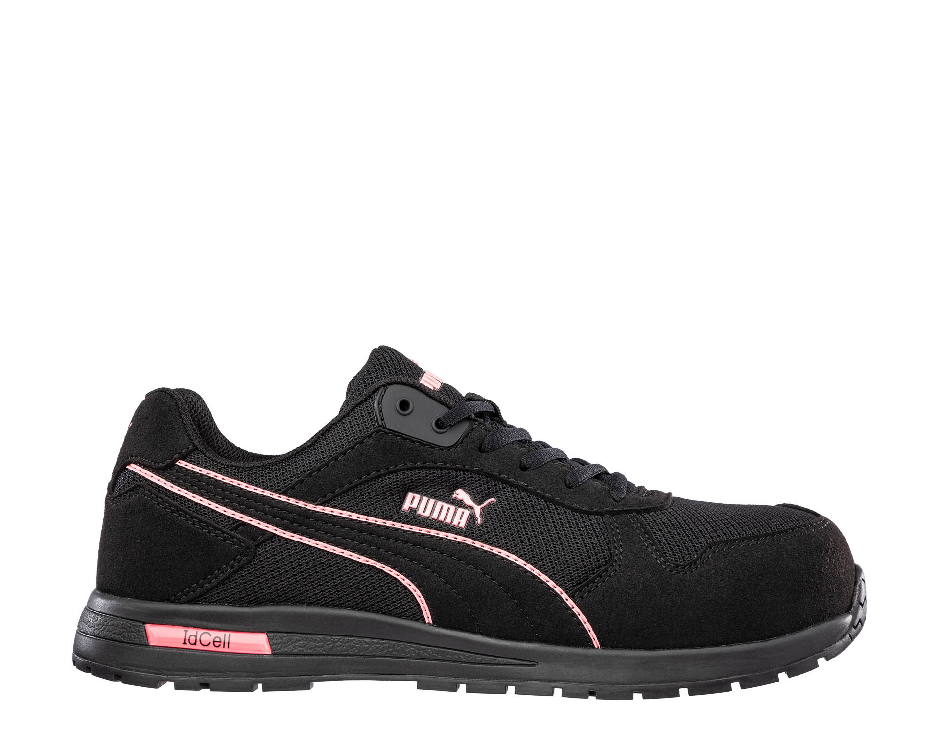 PUMA SAFETY FRONTSIDE BLK/PINK WNS LOW ASTM EH SR | Puma Safety USA