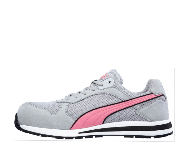 PUMA SAFETY FRONTSIDE GREY/PINK WNS LOW ASTM EH SR | Puma Safety USA